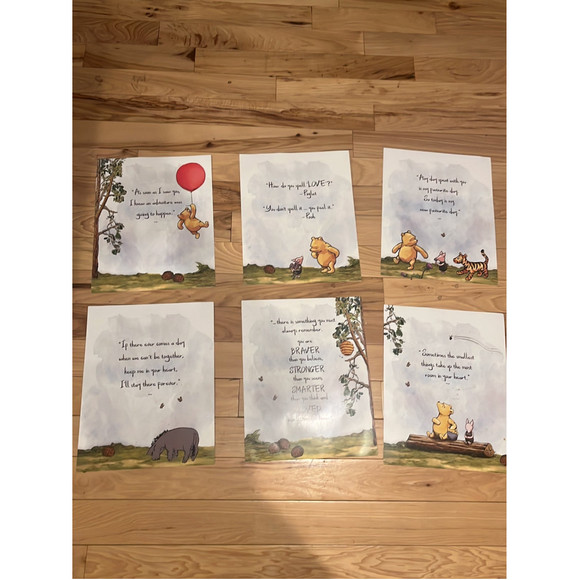 Disney | Art | Vintage Winnie The Pooh Posters 1x14 | Poshmark
